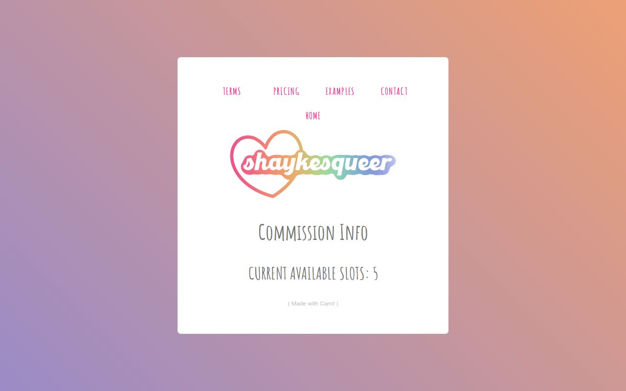 Shaykesqueer Commission Info